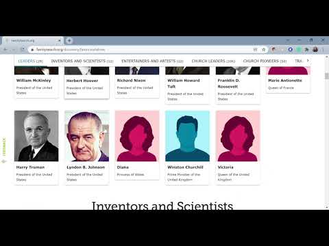 How to Find Famous Relatives on Family Search