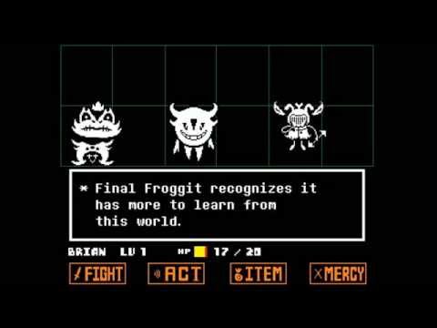 Steam Community :: Video :: Undertale - Neutral/Pacifist Final Froggit ...