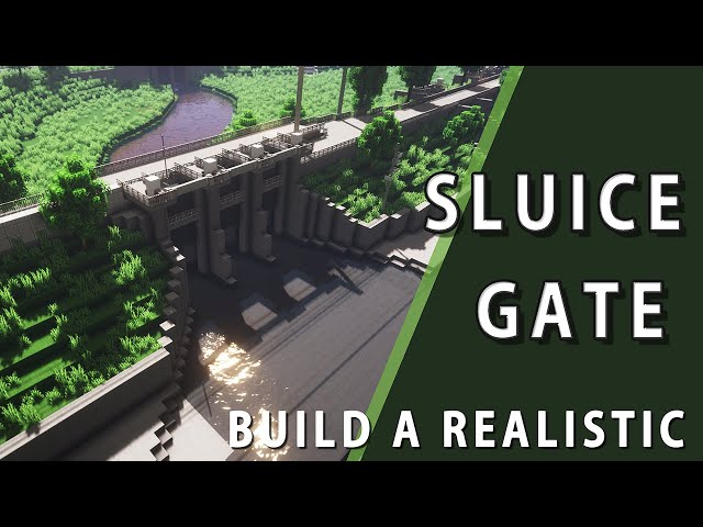 sluice gate area Minecraft Map