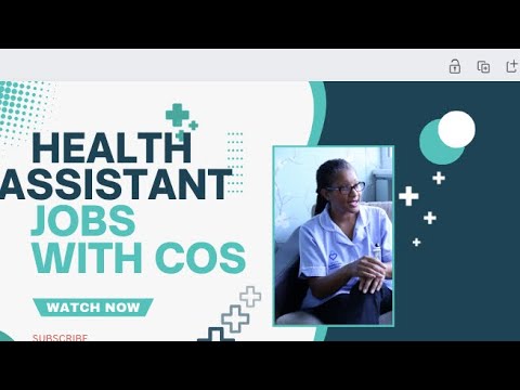 Healthcare assistant job with CoS