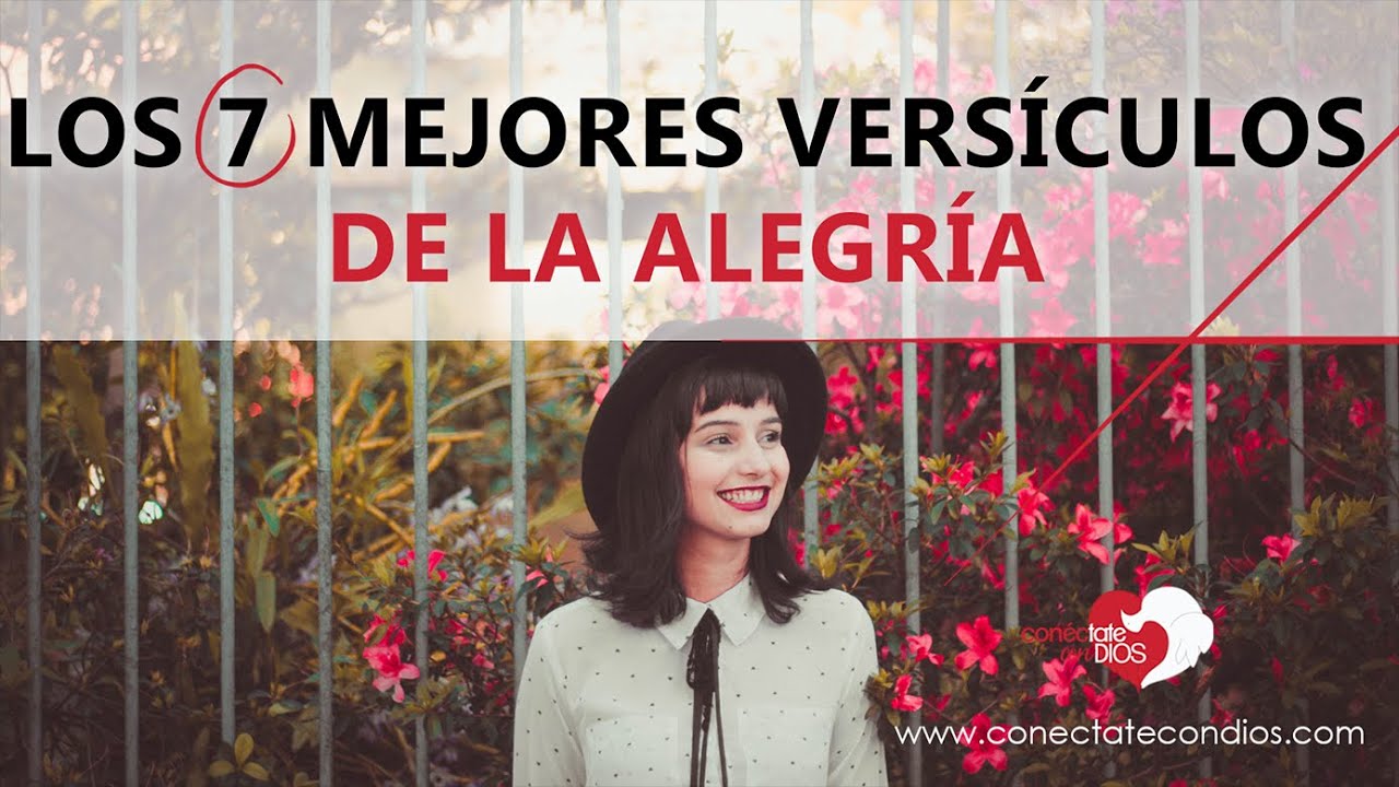 🏝️ Los 7 Mejores Versículos de la Alegría 🔴 Citas y Pasajes Bíblicos en Audio y Letra Reina Valera