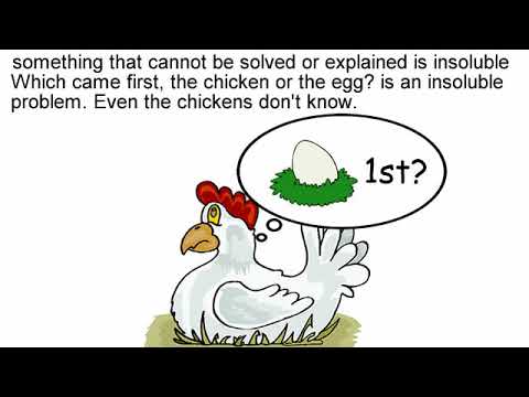 insoluble meaning | Vocabulary for Kids | Children's Dictionary | Learn English Vocabulary