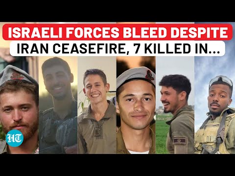 No Respite For IDF Despite Iran Ceasefire, 7 Israeli Soldiers Killed After Blast In Armored Vehicle