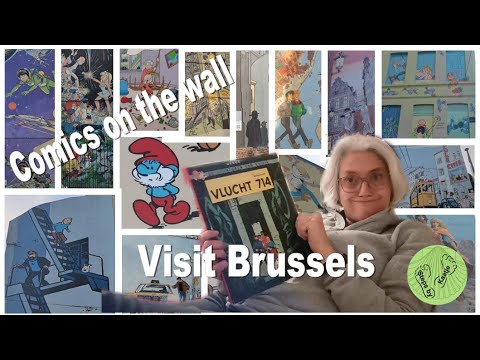 A la recherche de murs de bandes dessinées en Ville de Bruxelles !