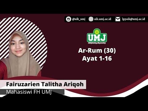 Ar-Rum 1-16 | Fairuzarien Talitha Ariqoh | FH | LPP-AIK UMJ