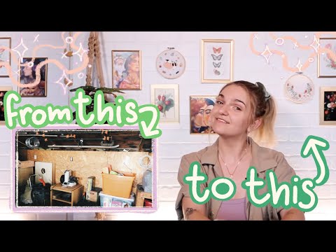 Turning my Garage into an Art Studio | Studio Makeover | Vlog