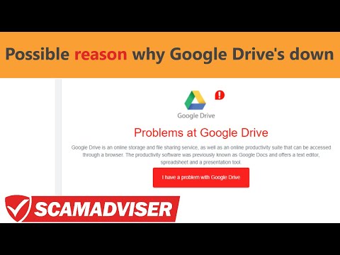 Google Drive down - possible reason why people get "Server encountered an error" message!