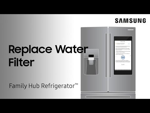 How to change the water filter on your Family Hub refrigerator | Samsung US
