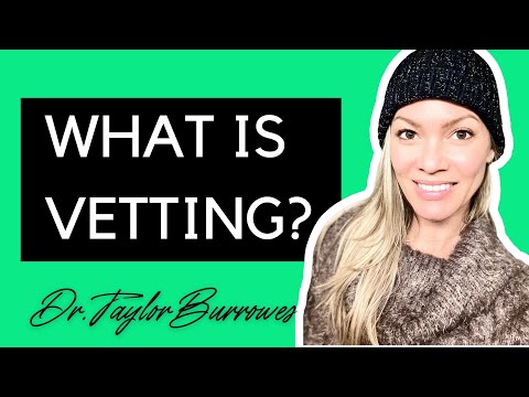 What is VETTING? #verticalvideo