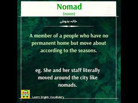 Nomad | Learn English Vocabulary