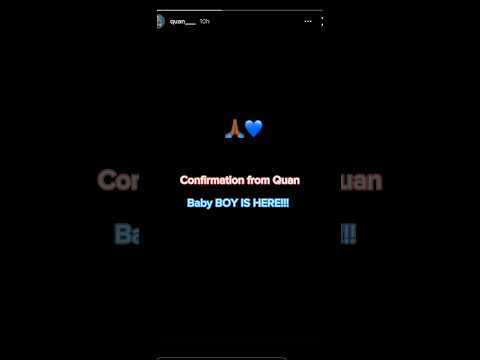 QUAN CONFIRMS! BABY Roberts #2 is HERE! ๐๐ค๐๐คCONGRATULATIONS RISS & QUAN! #shorts #rissaandquan