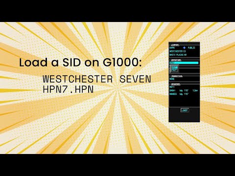 Mastering the HPN7 Standard Instrument Departure (SID) at White Plains| WESTCHESTER SEVEN HPN7.HPN