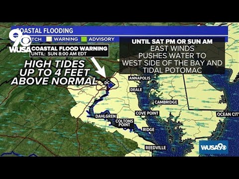 Flood Watches, Wind Warnings in effect for the region Friday