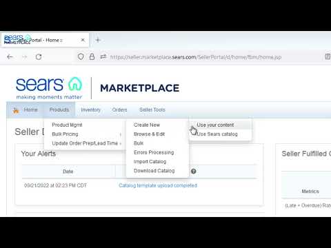 Quick Start Guide – Sears Marketplace