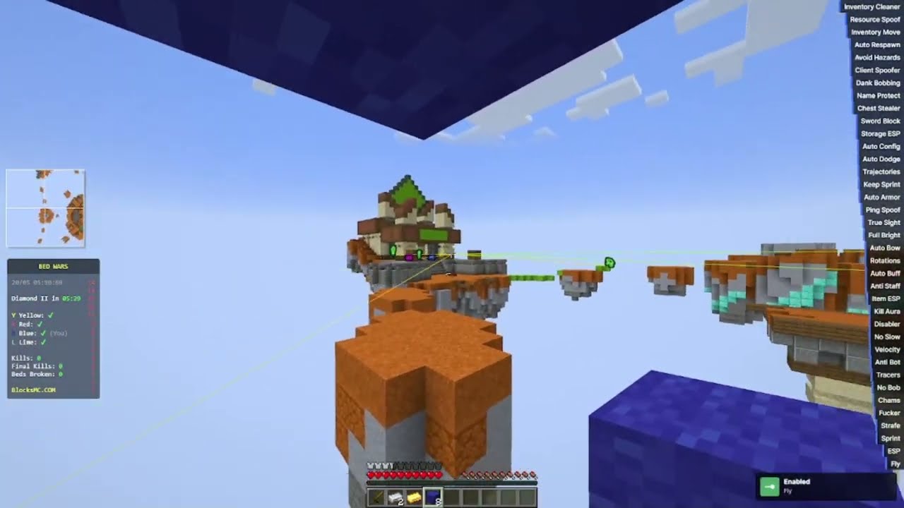 Blocksmc fly bypass w/Liquidbounce