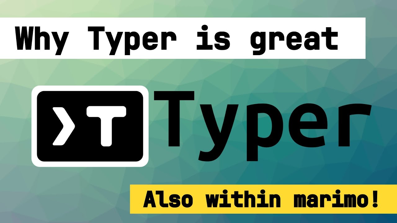 Running notebooks as scripts, featuring Typer