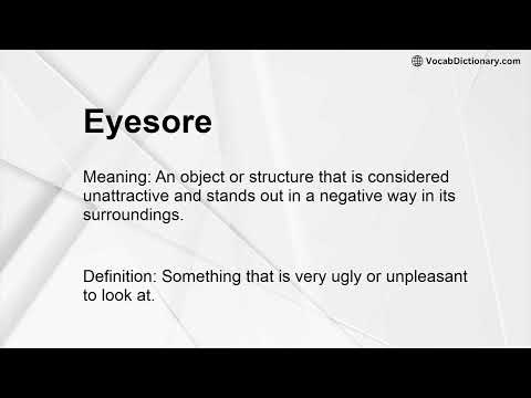 Eyesore Meaning