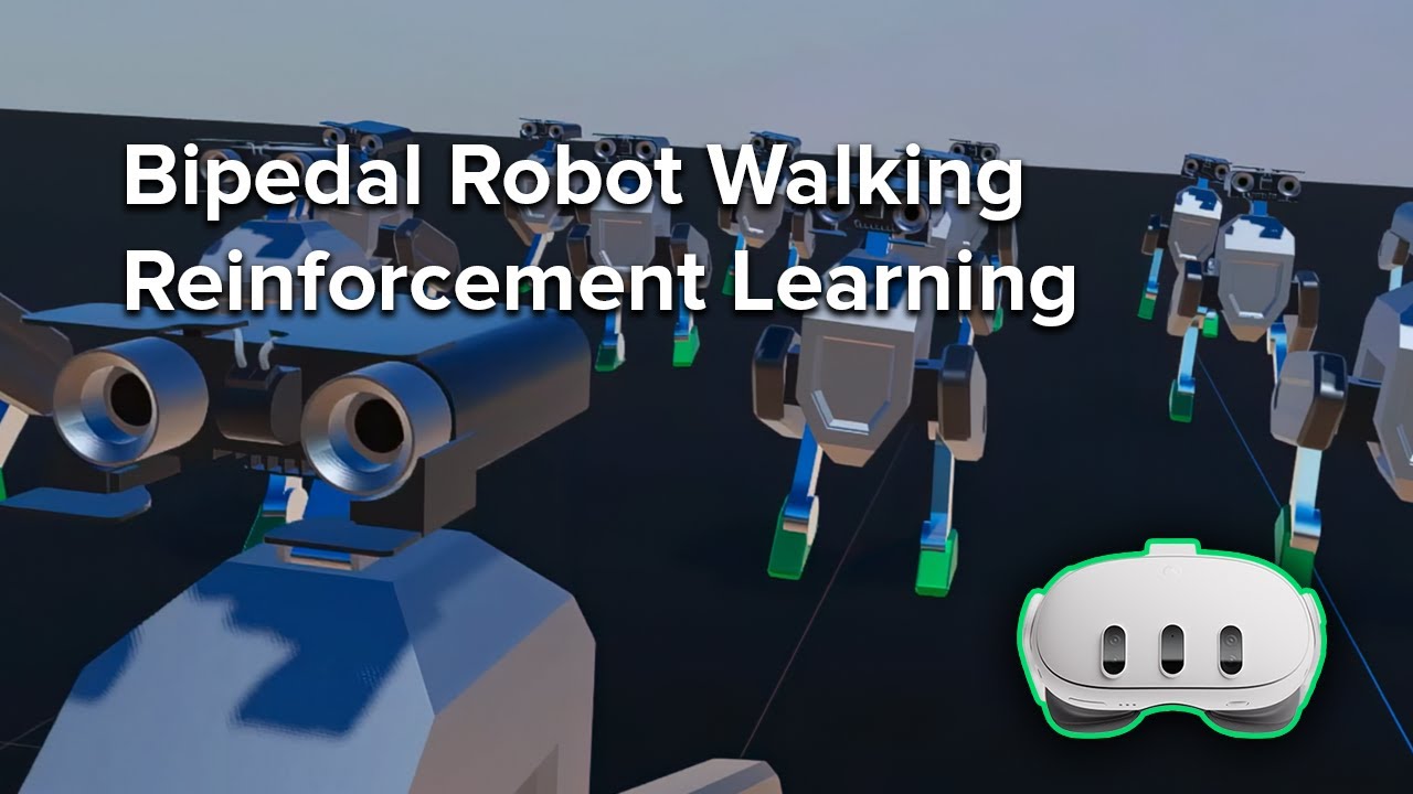 Bipedal Robot Walking Deep Reinforcement Learning | Simulation