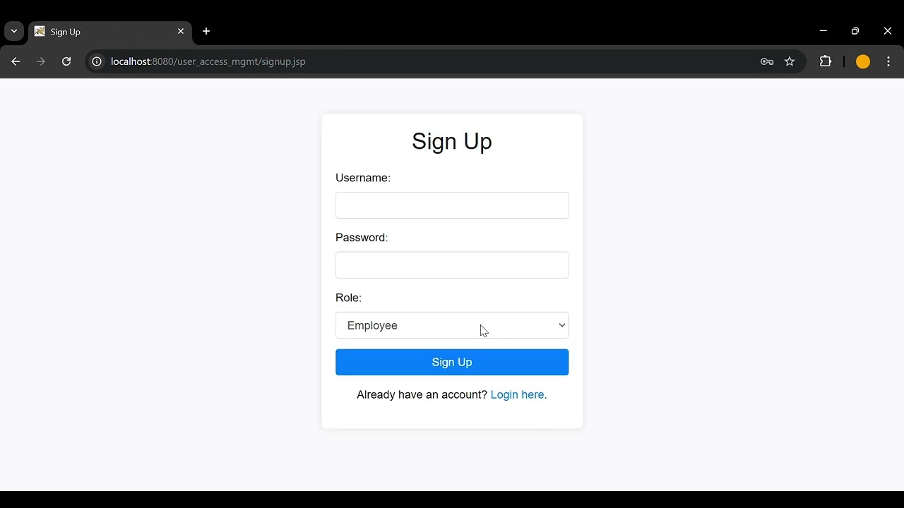Submission of Assignment for Full Stack Intern Position