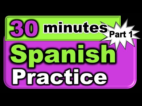 SPANISH LISTENING PRACTICE: Learn 20 New Words You Need to Know || Spanish Phrases (part 1)