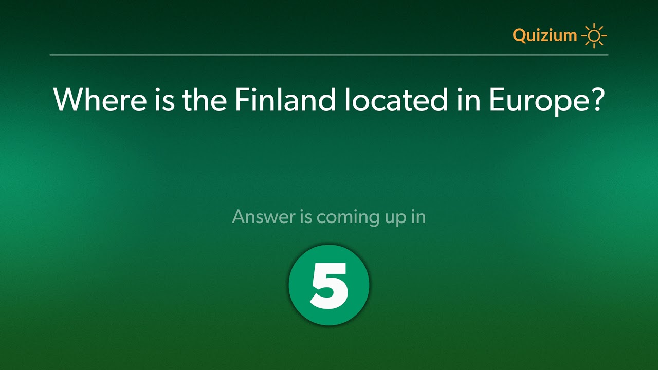 Where is the Finland located in Europe?   Finland Quiz