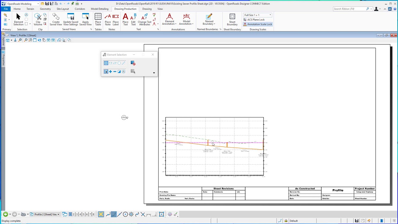 Create Profile Sheet