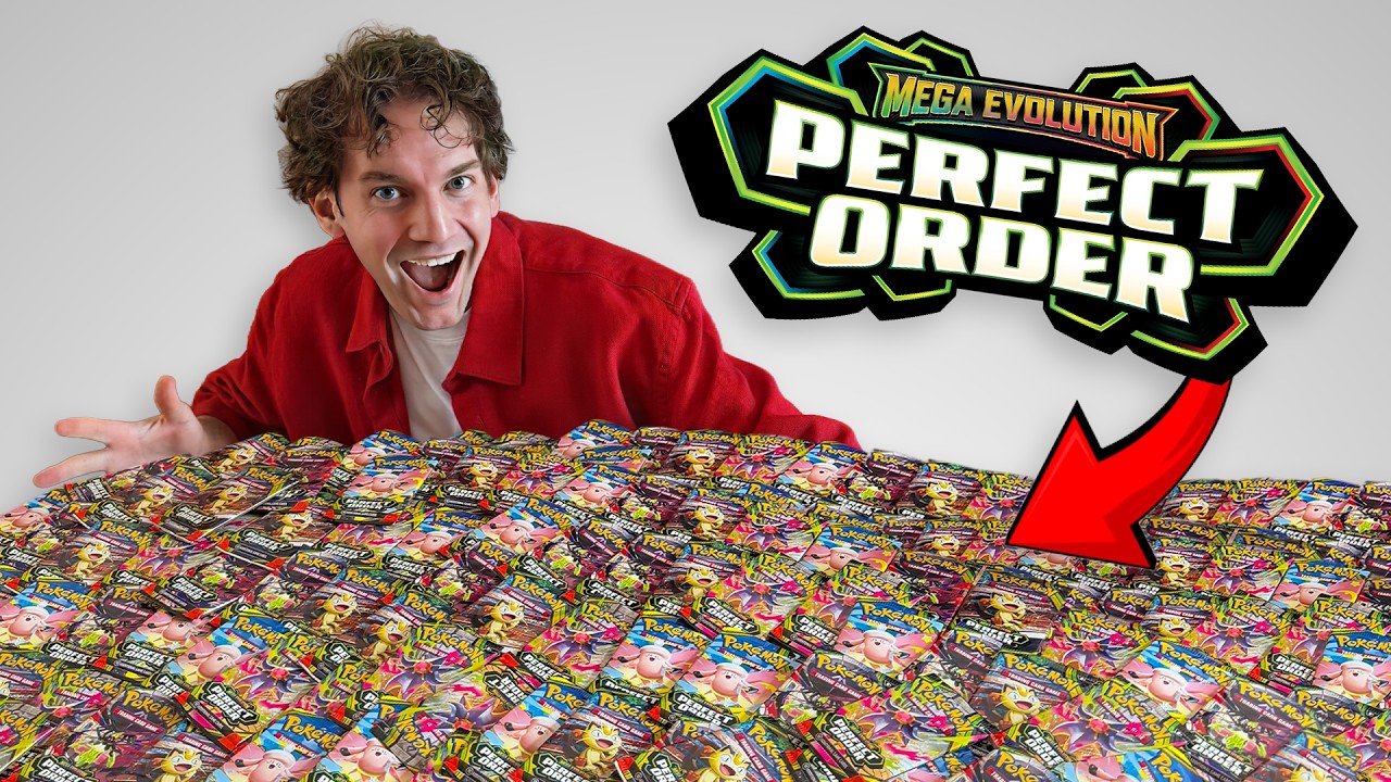 Opening 100x Pokémon Perfect Order Booster Packs