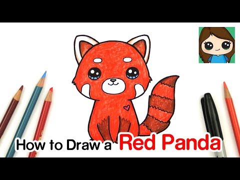 How to Draw a Red Panda