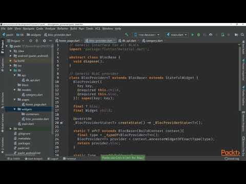 Learn Mastering Flutter Create a BLoC Provider | packtpub com - Mind Luster