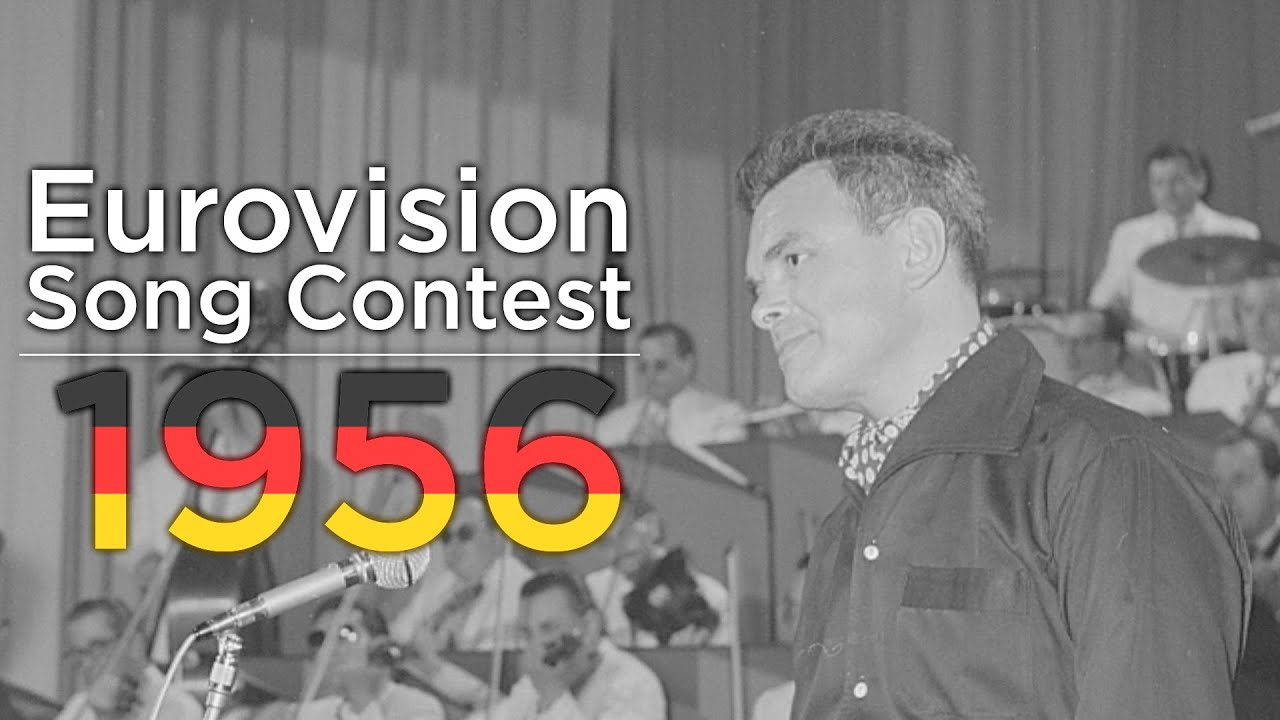 Eurovision 1956 Germany: Walter Andreas Schwarz - "Im Wartesaal zum ...