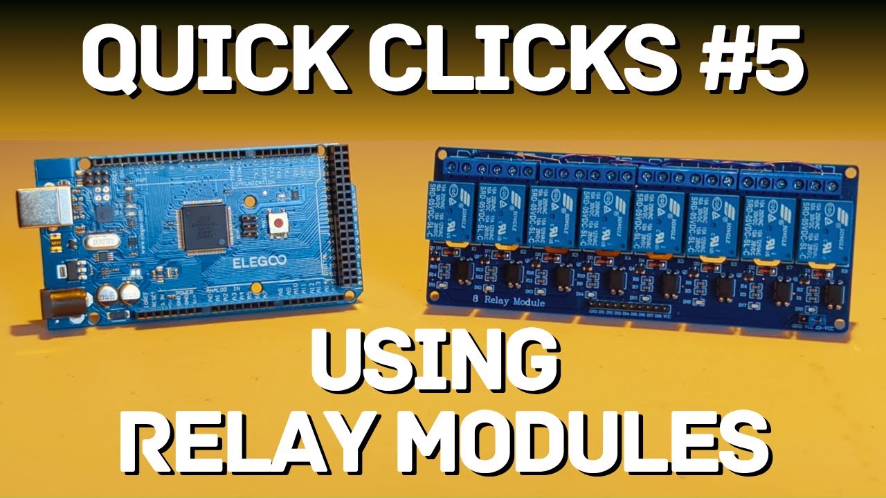 Using Relay Modules with Microcontrollers