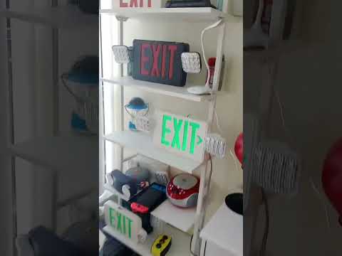 Exit sign and emergency lights System