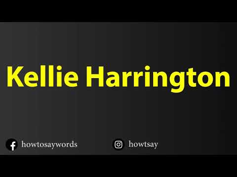 How To Pronounce Kellie Harrington