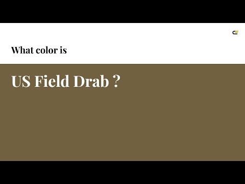 US Field Drab color #716140 hex color - Yellow color - Cool color 716140