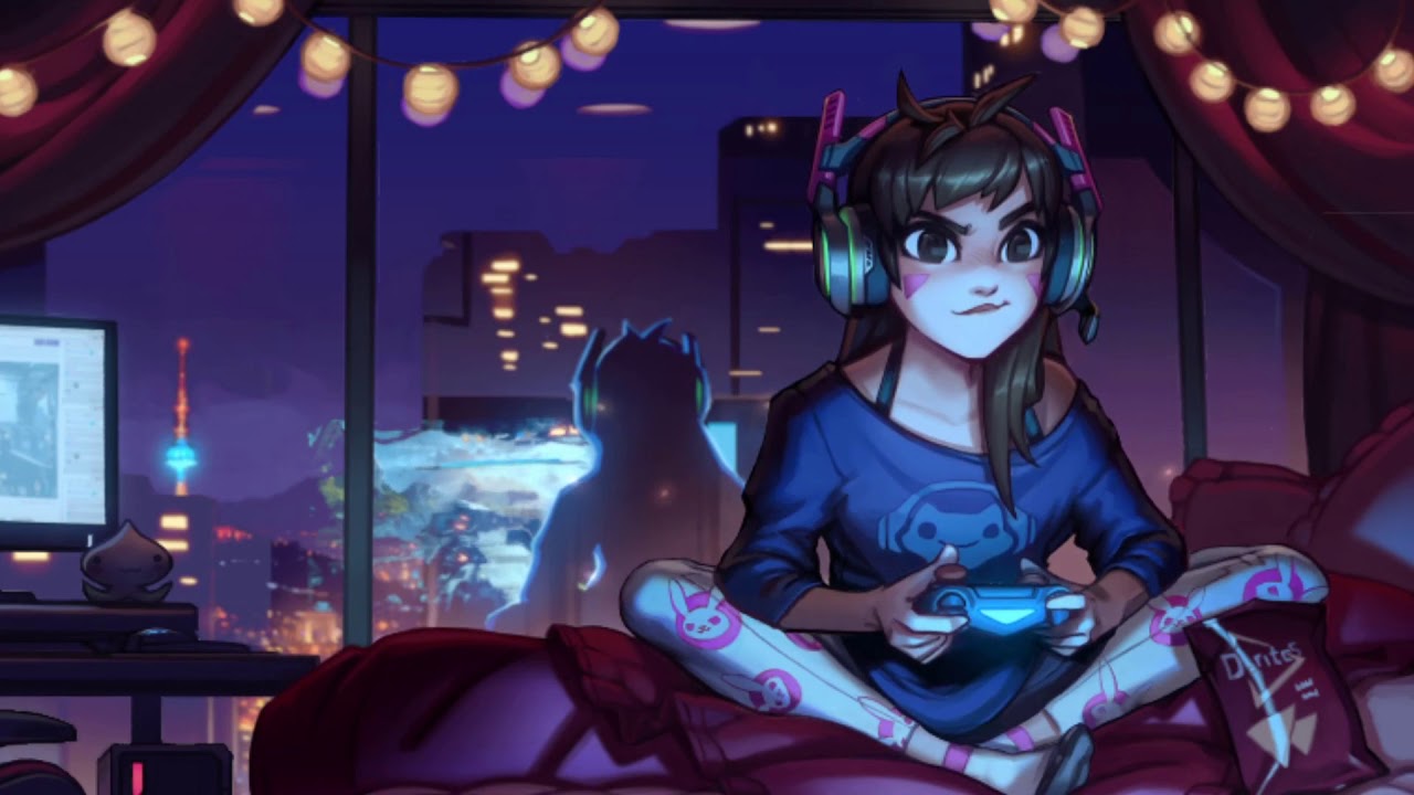 D.va Gaming night Showcase [Wallpaper Engine]