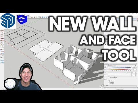 Easy Face Creation and Extrusion in SketchUp with FACEUP!