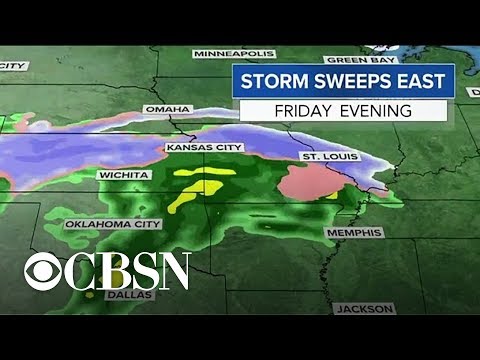 Weather forecast: Weekend snowstorm to hit Midwest, East Coast
