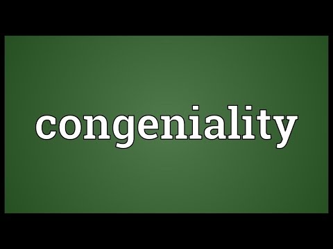 Congeniality Meaning