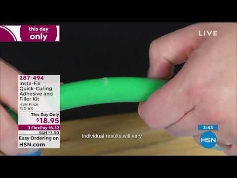 InstaFix QuickCuring Adhesive and Filler Kit