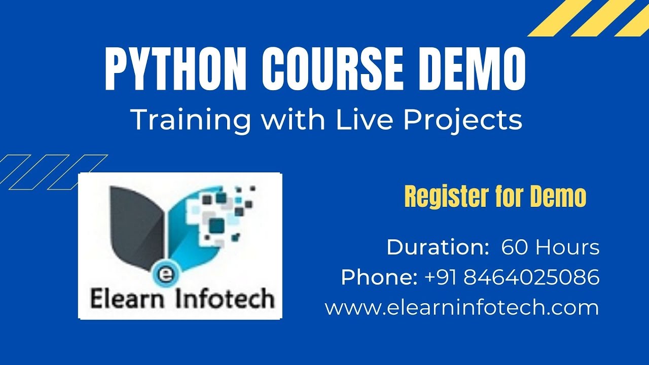Learn Python Course Online | Python Course Introduction [Python Training in Hyderabad]