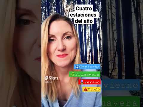 Las cuatro estaciones del año en español | Aprendo español