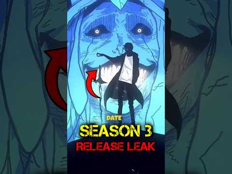 SOLO LEVELING SEASON 3 RELEASE DATE LEAKED!! #shorts #sololeveling