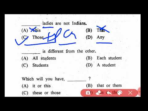 English Objective Questions for Competitive Exams | Objective Questions for competition