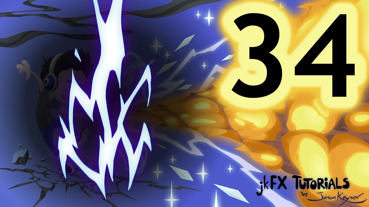 2D Animation Tutorial - Lightning Bolt - pt. 4