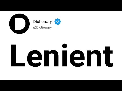 Lenient Meaning In English