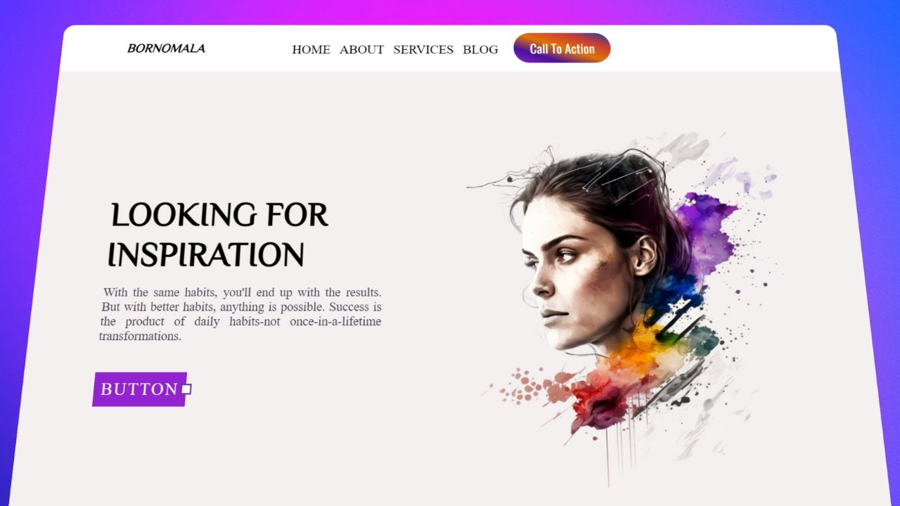 Design a Stunning Landing Page with Custom CSS Buttons - HTML and CSS for Beginners