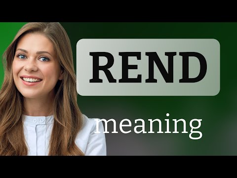 Rend | REND meaning