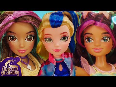 Unicorn Academy Dolls Pretend Play (SOPHIA, ISABEL, AND AVA!!) | Toys for Kids