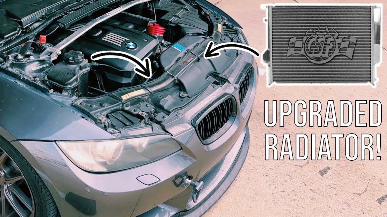 CSF PERFORMANCE Aluminum Radiator Upgrade BMW E90 E92! | 328i 330i 335i