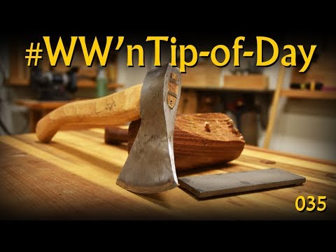 Sharpen Curved Blades